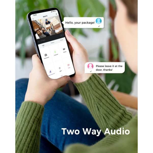 DEATTI Security Camera Wireless Outdoor, 2K Solar Security Camera ...